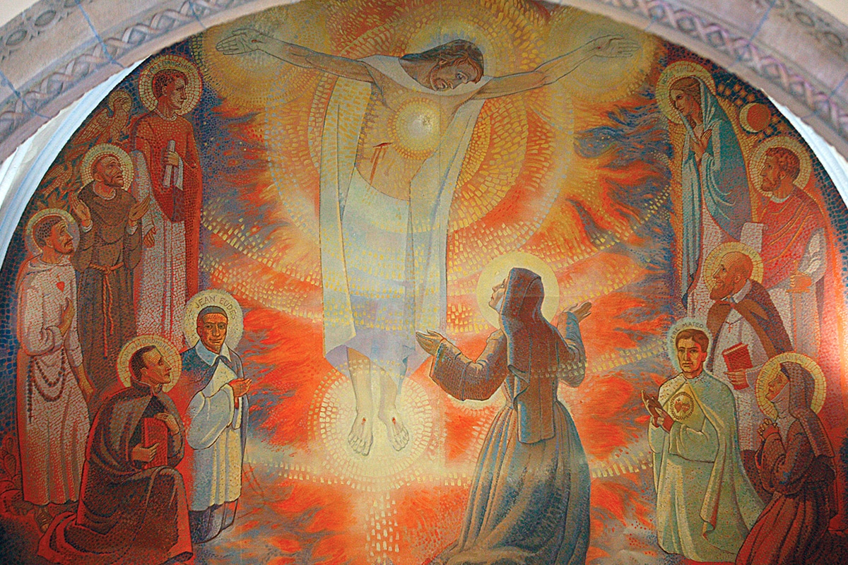 Quand saint François apparut en vision à sainte Marguerite-Marie ...